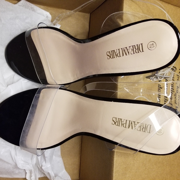 Dream Pairs | Shoes | Sexy Tranparent Clear Strappy Sandal With Black ...